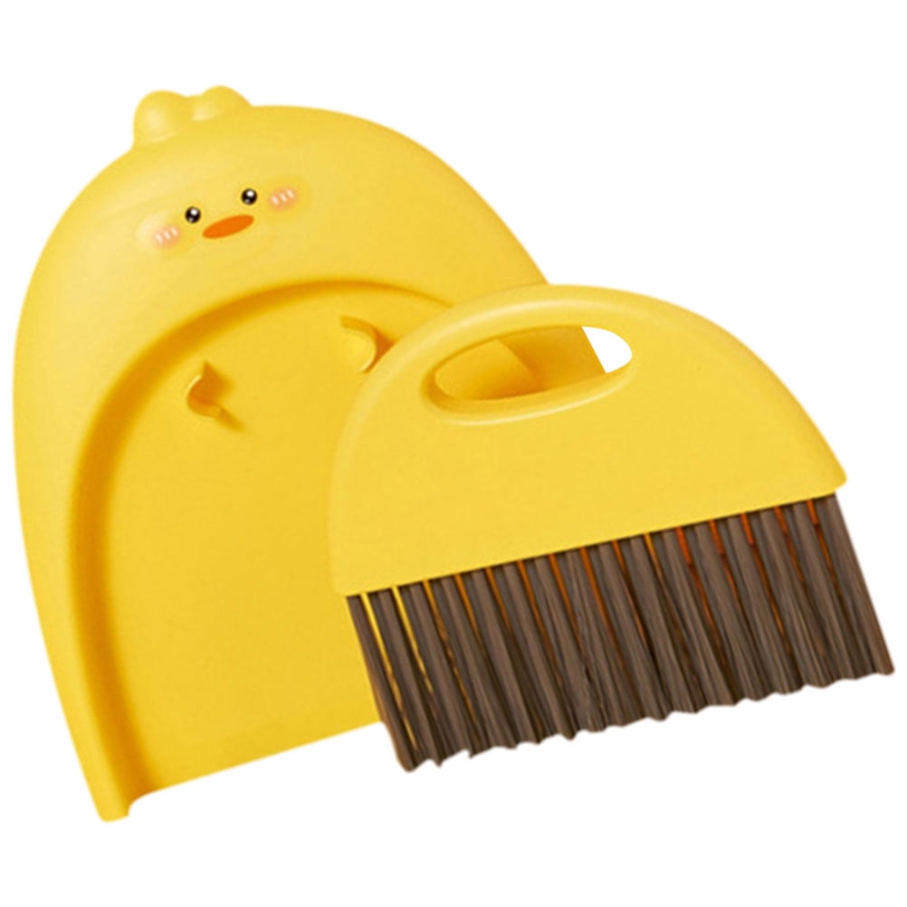 OUNONA 1 Set Mini Cleaning Broom Dustpan Table Top Brush Set Dining ...