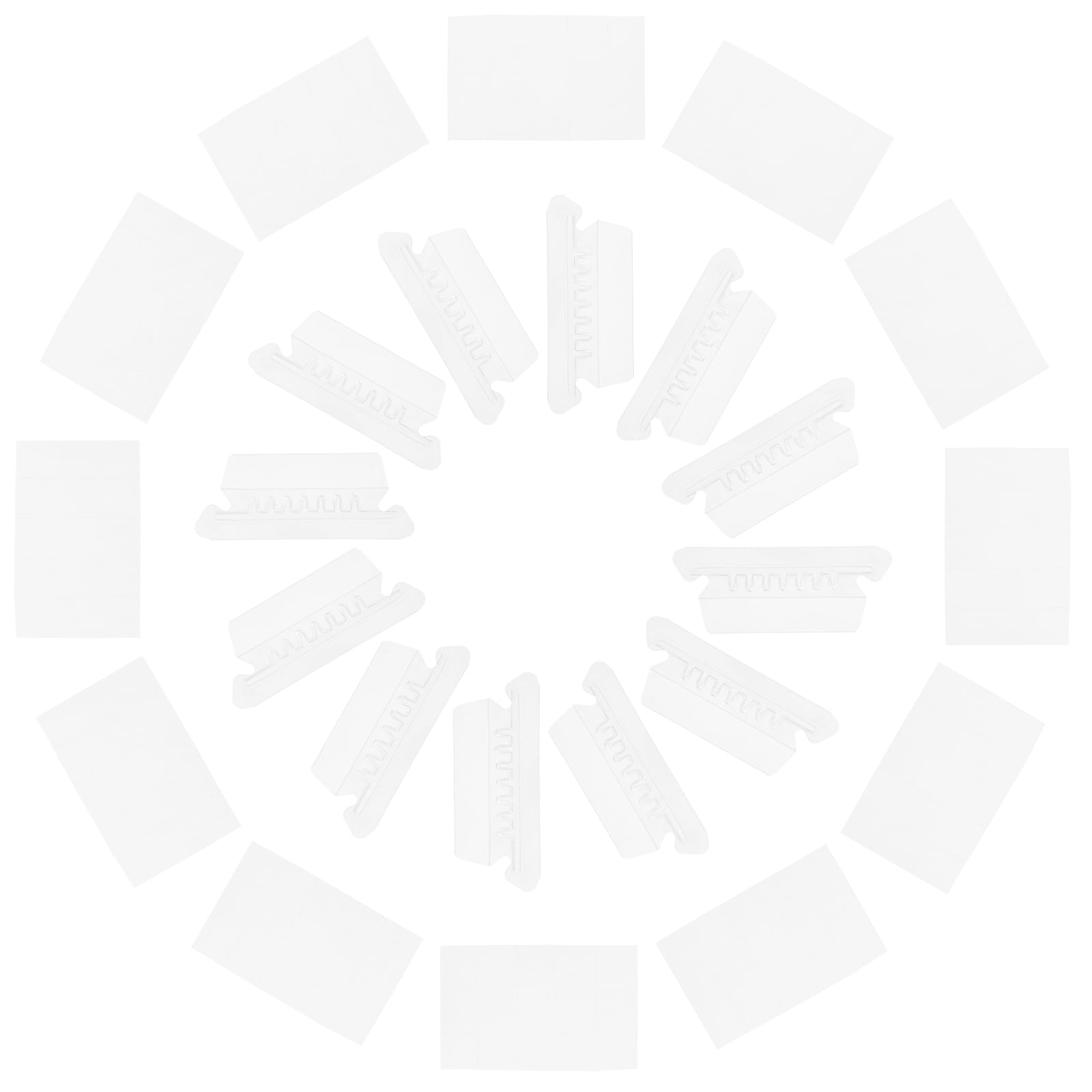 OUNONA 1 Set Of Transparent File Folder Labels Plastic Folder Tabs ...