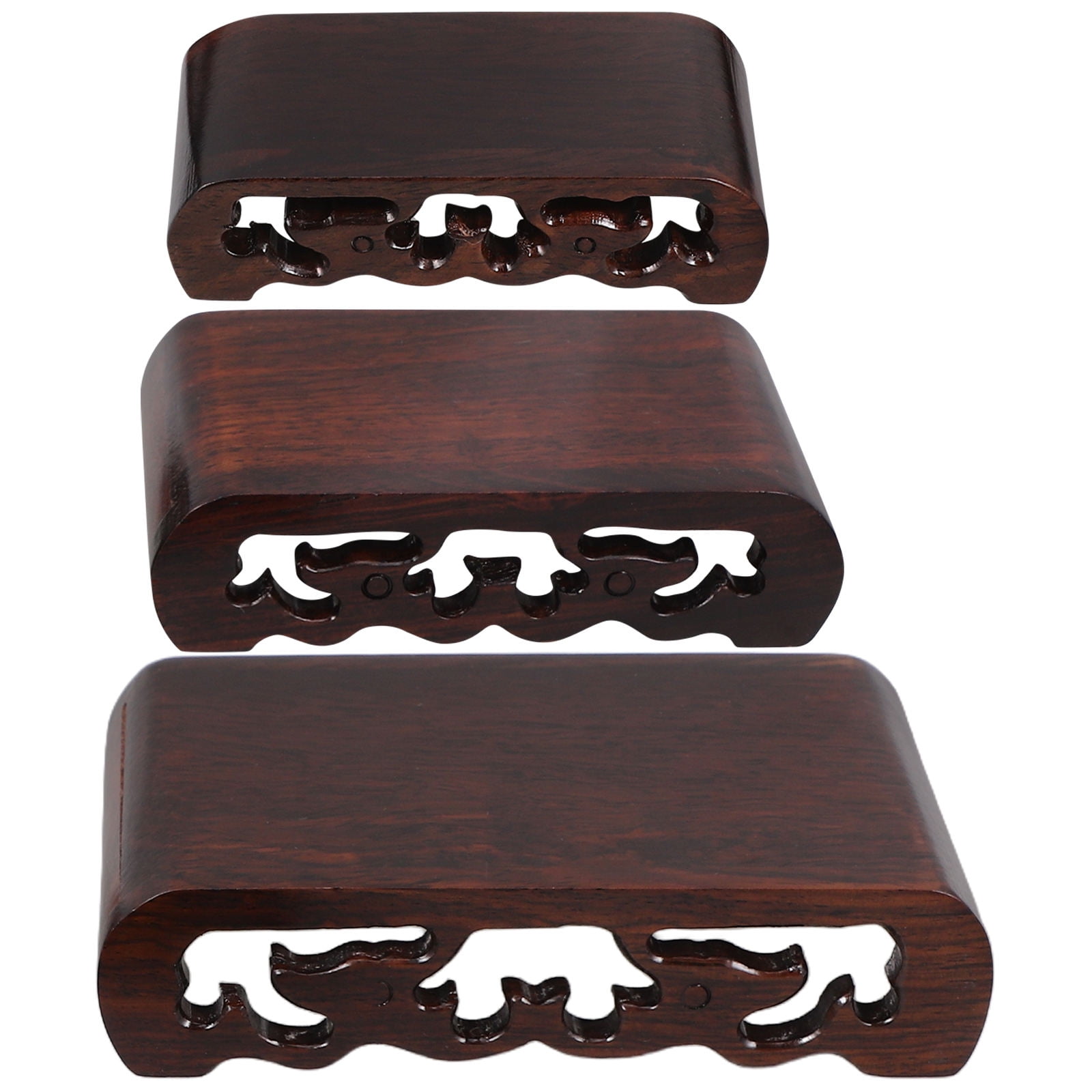 OUNONA 1 Set Oriental Furniture Chinese Wood Display Stand Wooden Base ...