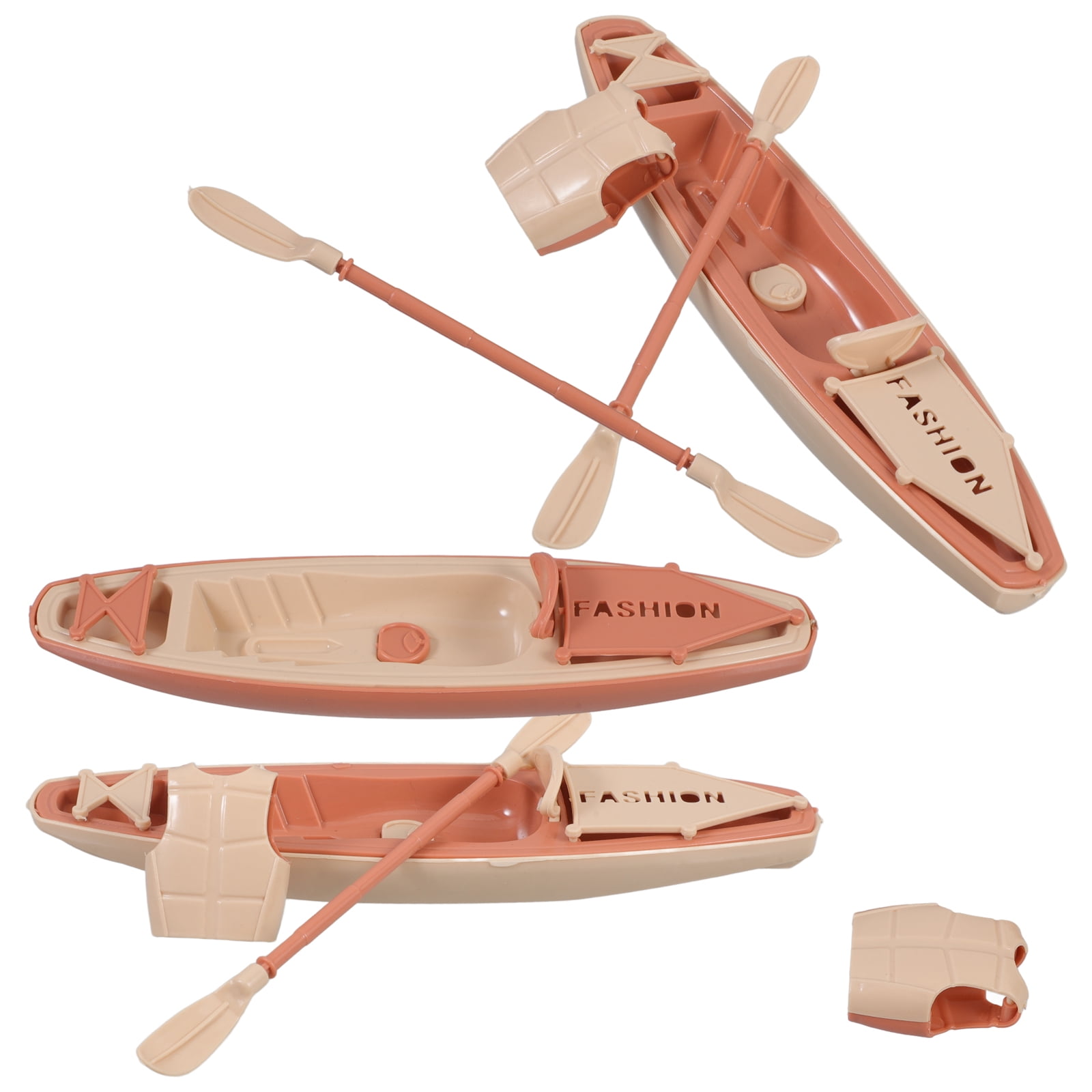 OUNONA 1 Set Plastic Canoe Decor Rustic Plastic Boat Model Tabletop ...
