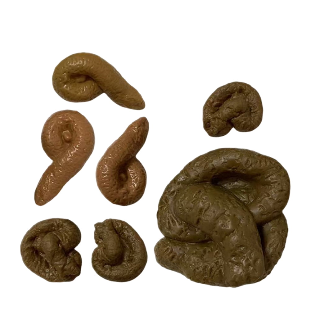 OUNONA 1 Set Plastic Fake Poop Toys Realistic Poop Prank Props Funny ...