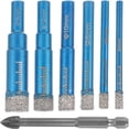 OUNONA 1 Set Pointed Tile Drill Bits Set for Precision Drilling Drill ...