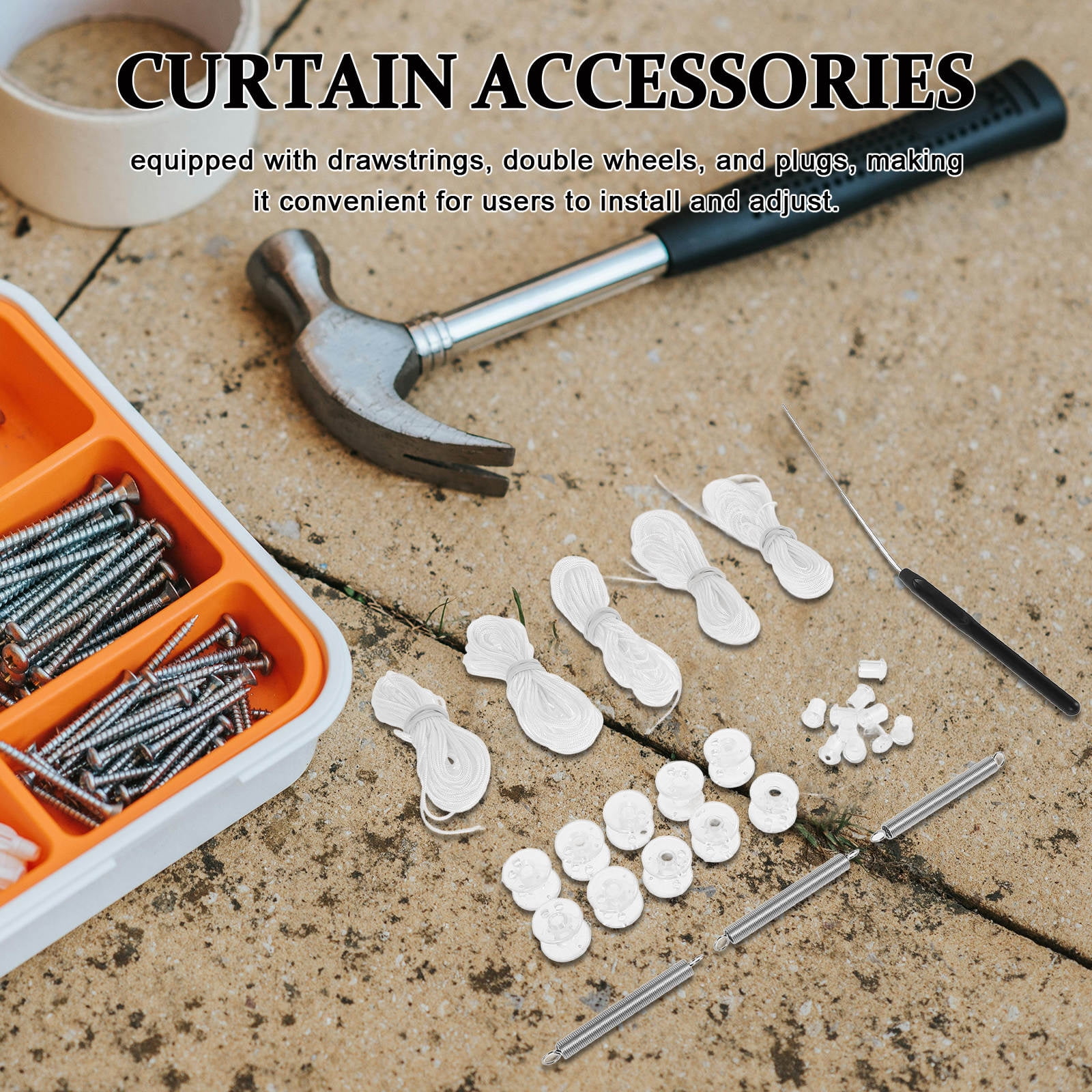 OUNONA 1 Set of RV Window Shade String Repair Kit Pleated Shade Repair ...