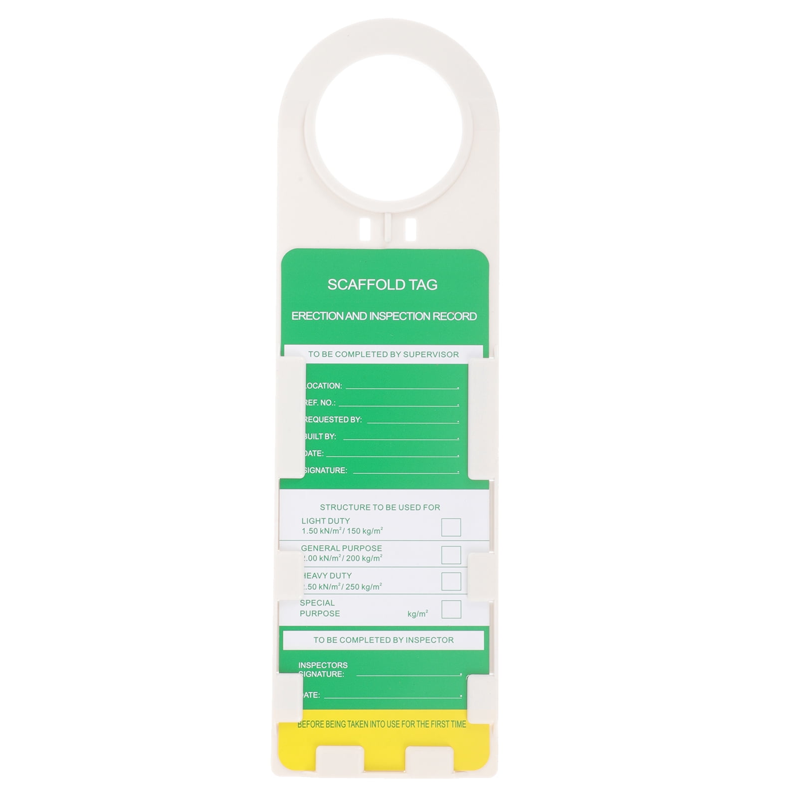 OUNONA 1 Set Scaffold Status Holder and Tag Kit Scaffolding Safety ...