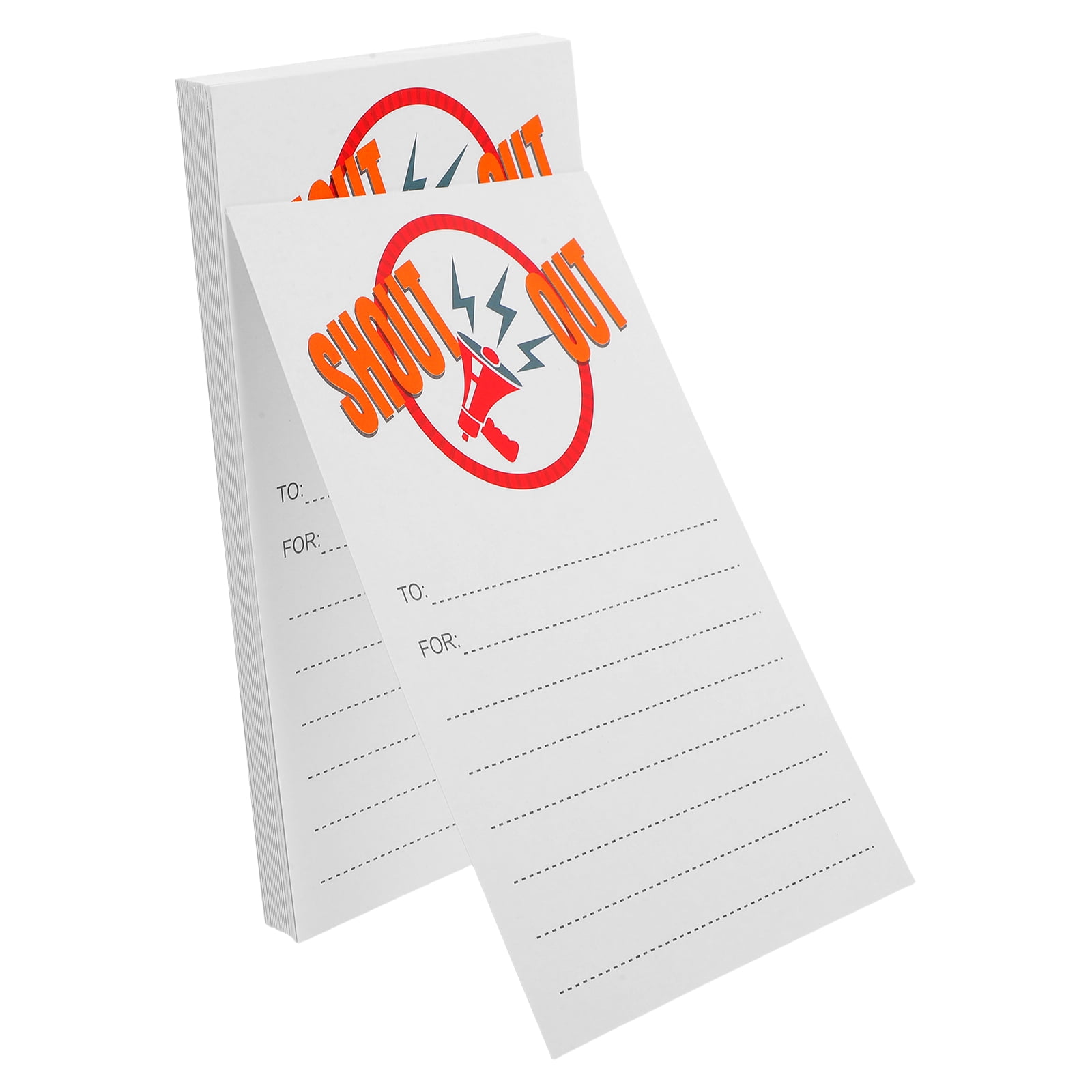 OUNONA 1 Set Shout Out Cards For Teachers Students Employees ...