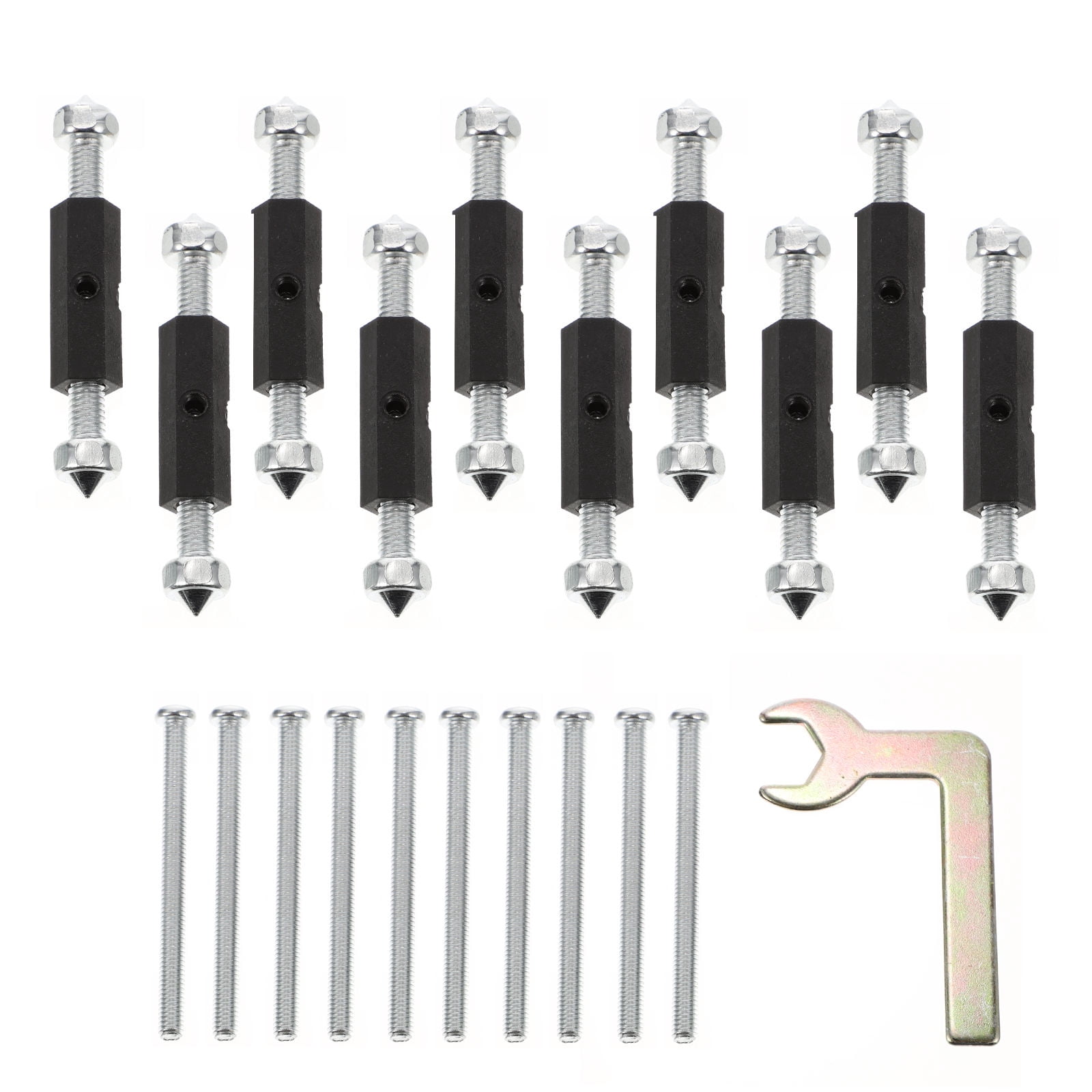 OUNONA 10Pcs Electrical Box Repair Lever Set Black Metal with Screws ...