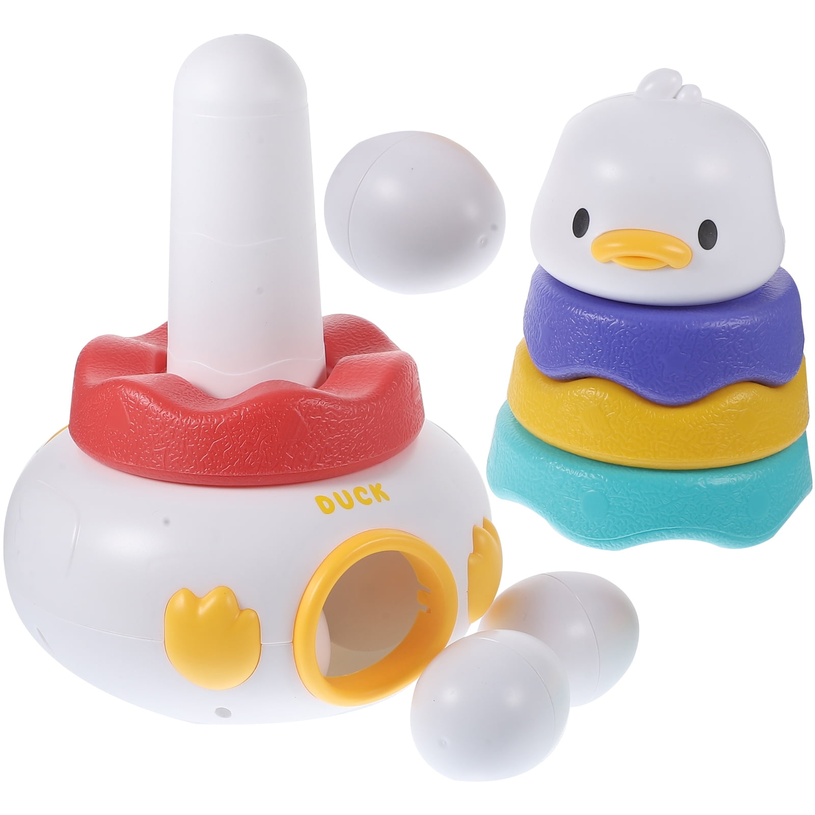 OUNONA 1 Set Stacking Rings Toys Toddler Stacking Rings Toys ...