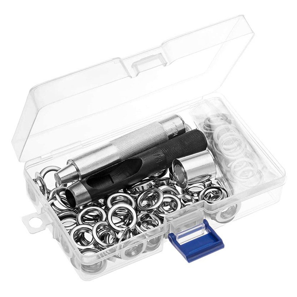 OUNONA 1 Set Tarp Eyelet Kit Tarp Eyelet Punch Grommets For Curtains ...