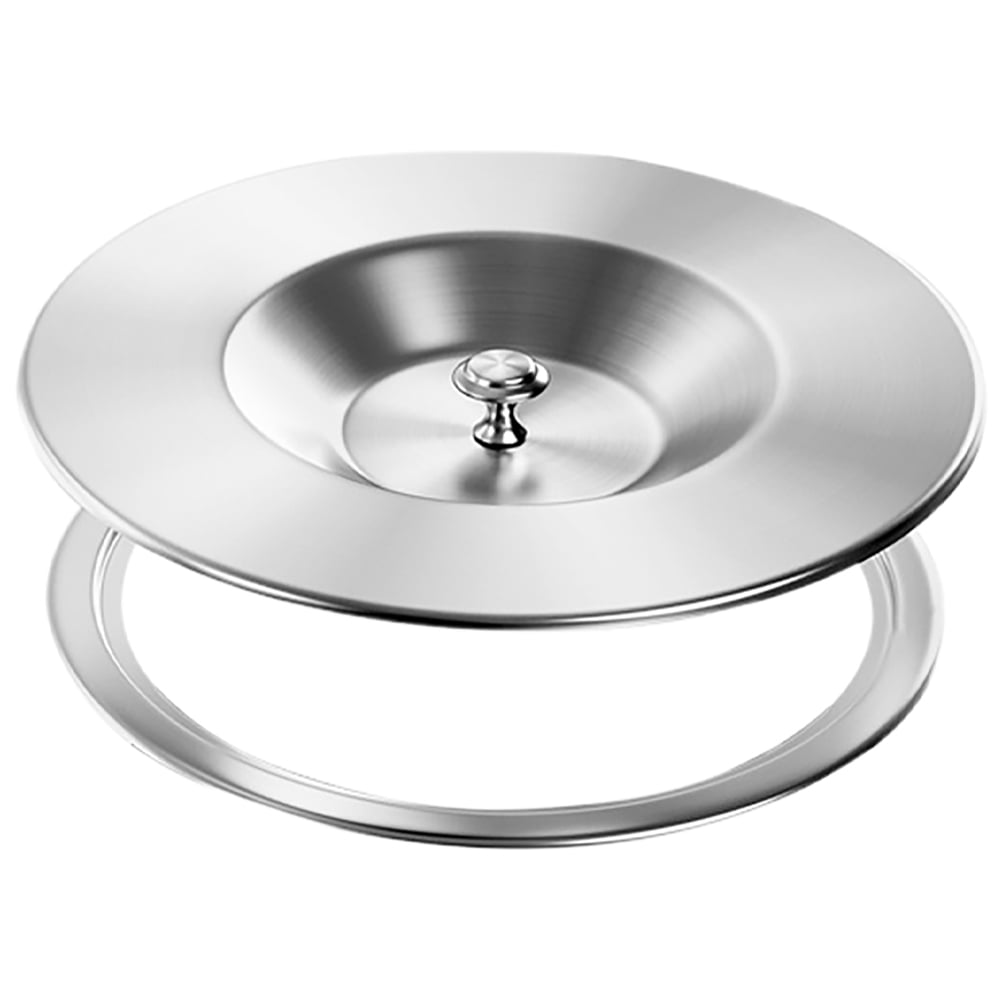 OUNONA 1 Set Trash Can Lid Simple Trash Grommet Embedded Countertop ...