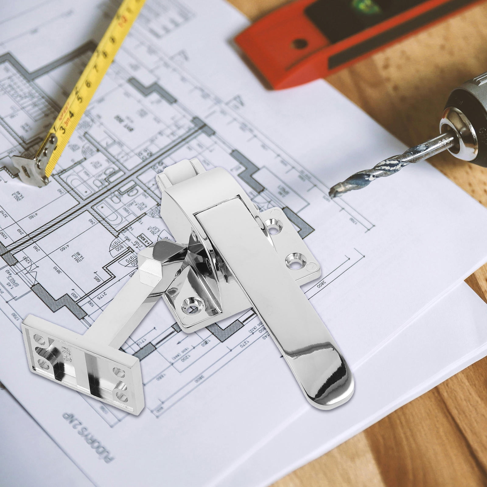 OUNONA 1 Set Walk In Cooler Door Closer Complete Latch Kit Walk In ...