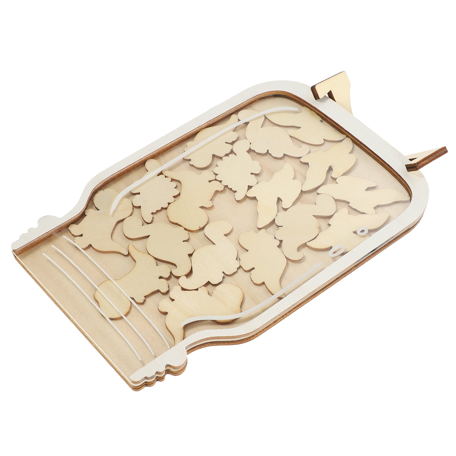 OUNONA 1 Set Wooden Reward Chart Motivate Jar Motivate Chart Wooden ...