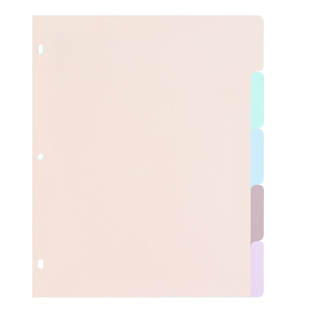 OUNONA 1 Set of A4 Size Binder Dividers Journal Inserts Multi-Page ...