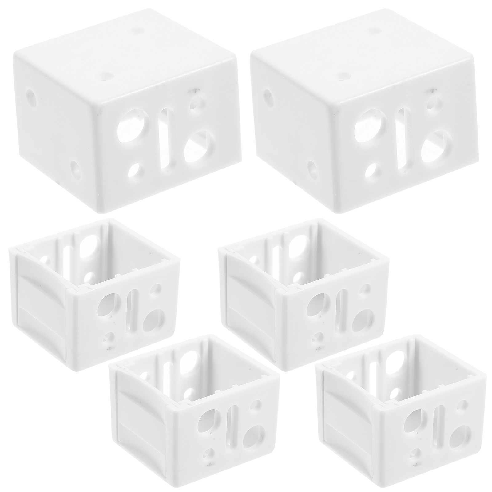 Ounona 1 Set Of Blind Brackets Profile Box Mounting Bracket Window Blinds Headrail Bracket