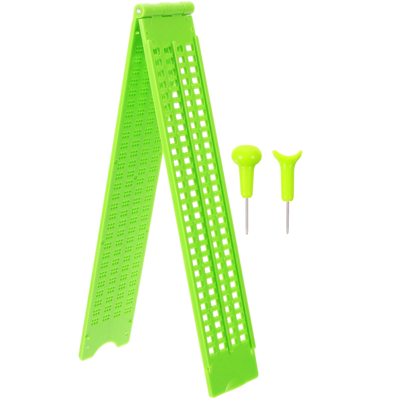 OUNONA 1 Set of Braille Writing Board Plastic Braille Board Set Braille ...