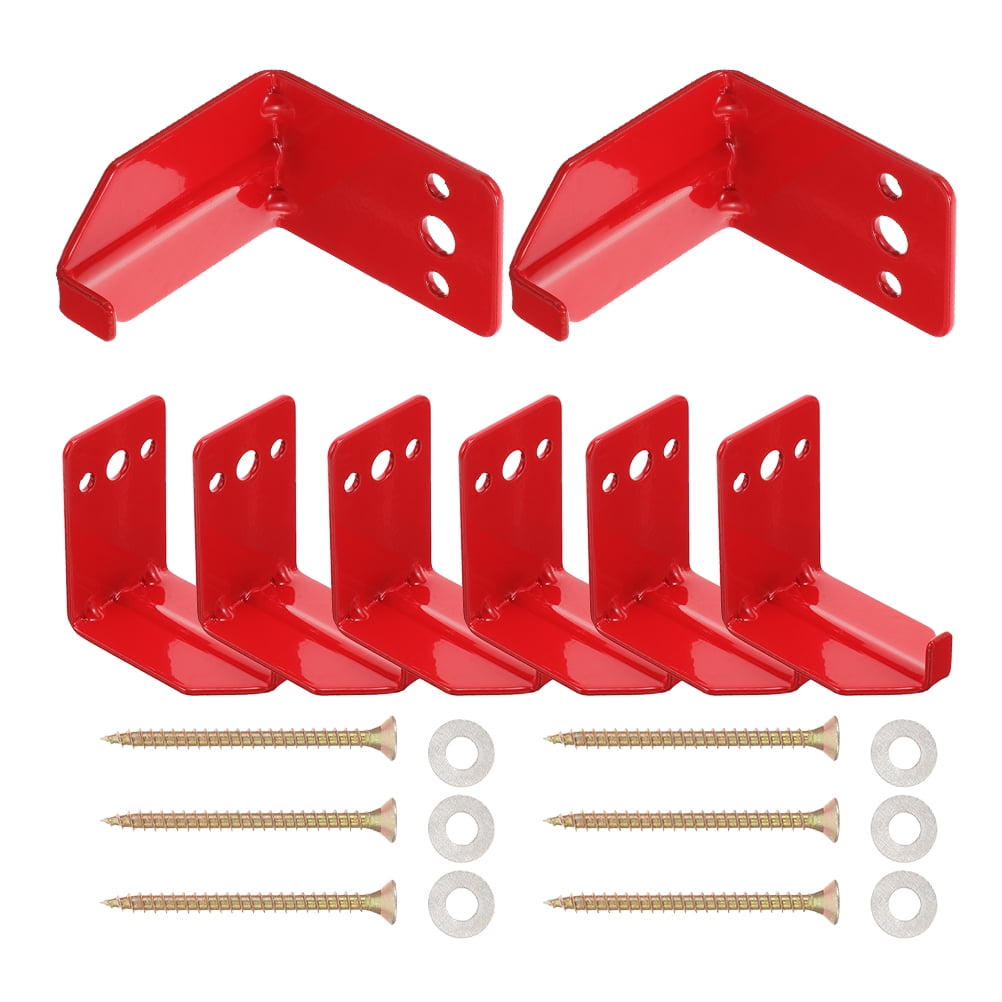OUNONA 1 Set of Iron Fire Extinguisher Wall Mounted Hook Fire ...