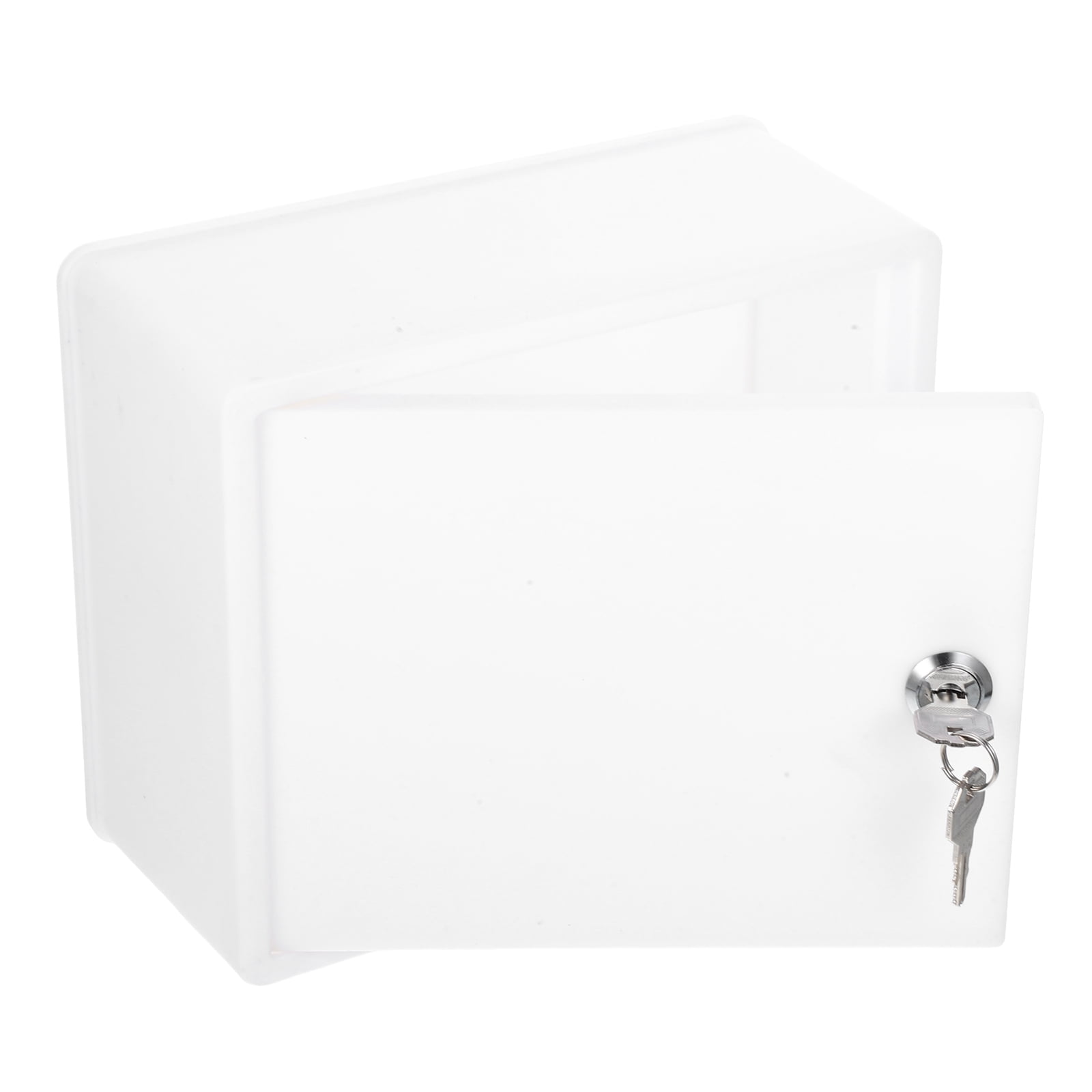 OUNONA 1 Set of Milk Box with Lock Wall Mounted Box Milk Delivery Box ...