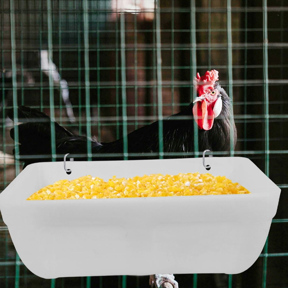 OUNONA 1 Set of Plastic Bird Feeder Goat Food Container Practical Goose ...