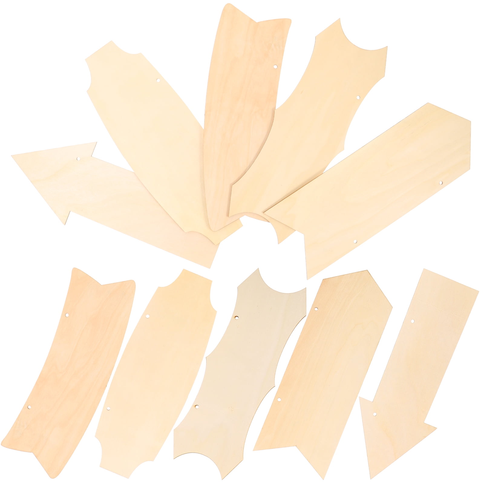 OUNONA 1 Set of Unfinished Wood Boards for Drawing Unfinished Wooden ...