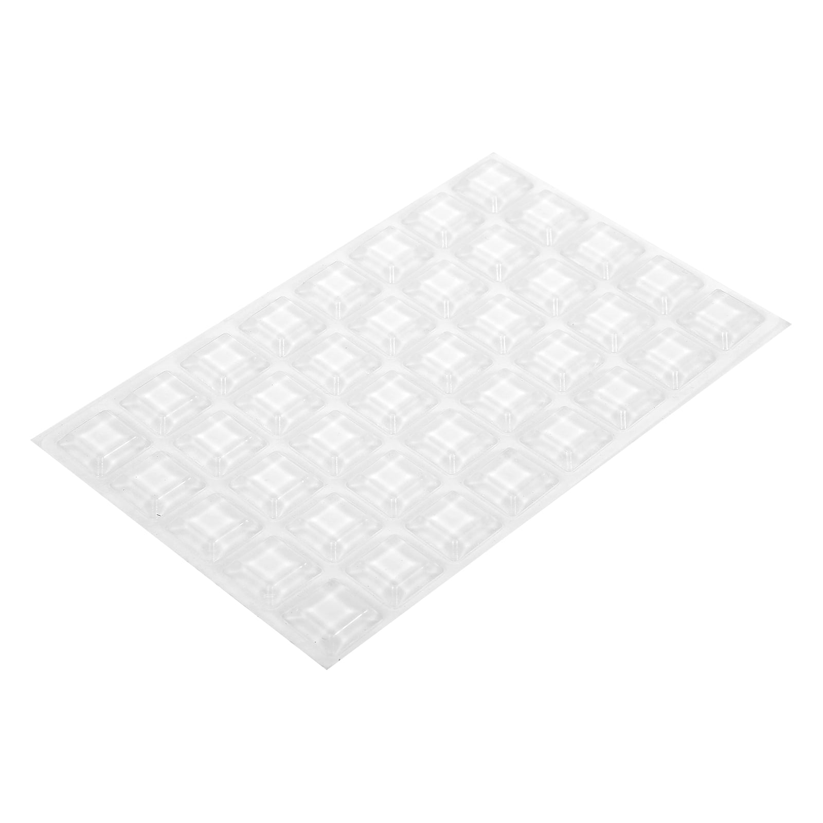 OUNONA 1 Sheet Cabinet Bumpers Clear Self Adhesive Dampening Bumper ...