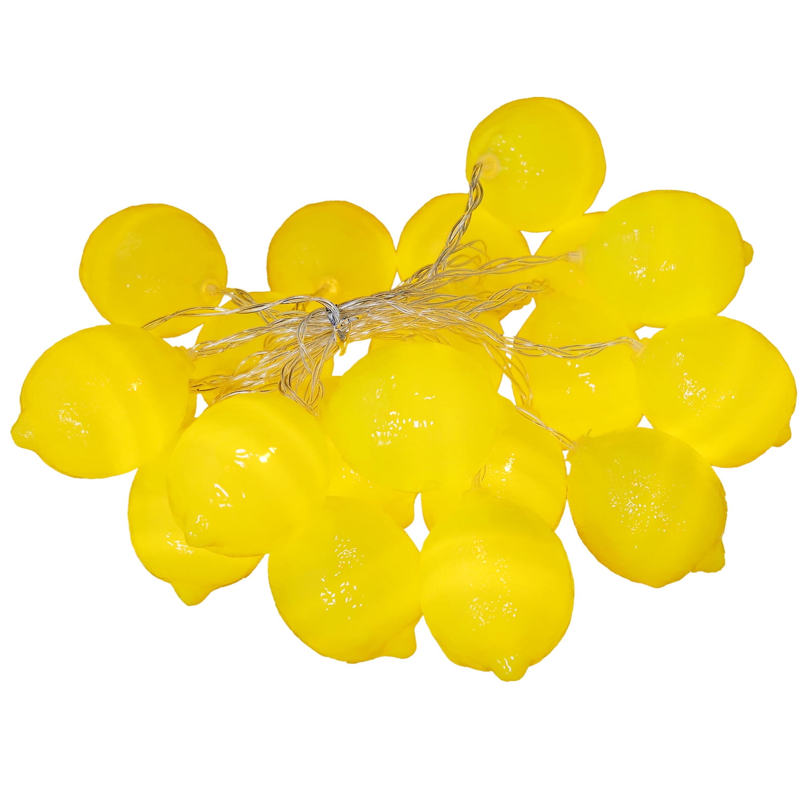 OUNONA 1 String of Led Lemon Shaped String Light Battery Operated ...