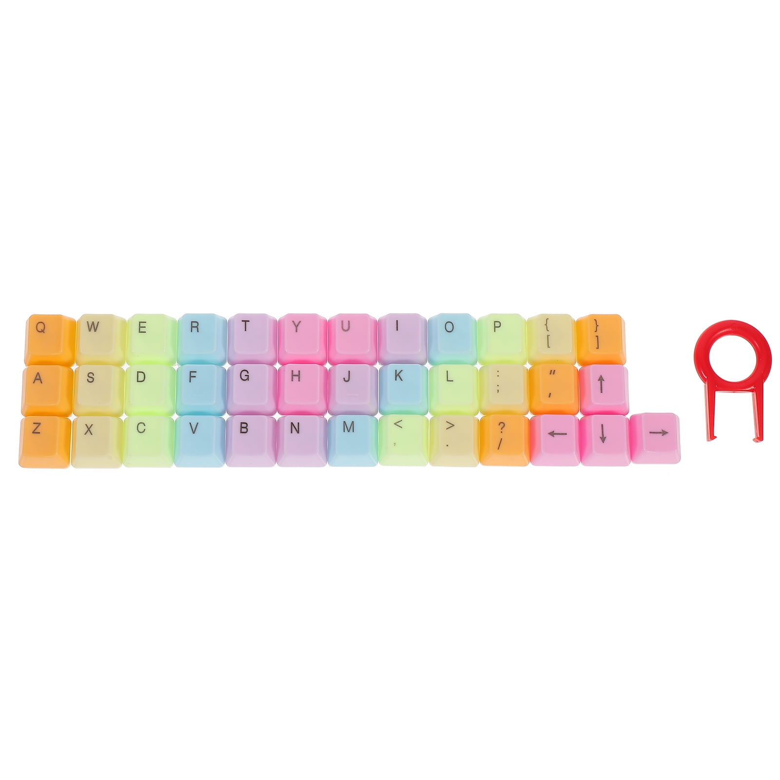OUNONA 1 set of Colorful Keyboard Key Home Computer DIY Keycaps Kit ...