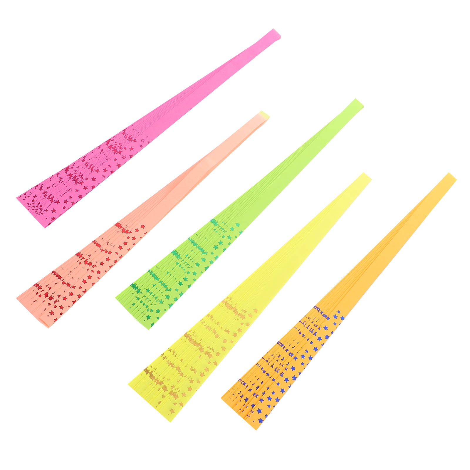 OUNONA 10 Bags of Star Paper Strips Star Folding Paper DIY Craft Paper ...