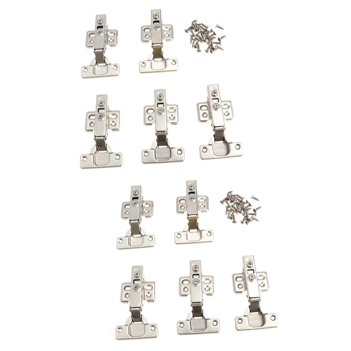 OUNONA 10 PCS 1.2mm Thickness Steel Face Frame Mounting Furniture ...