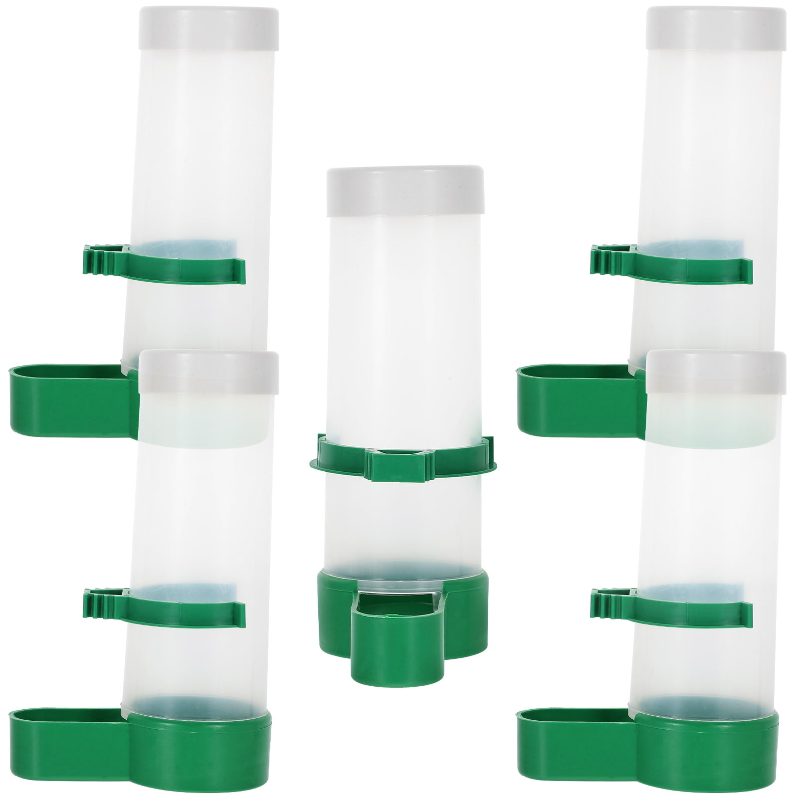 OUNONA 10 PCS Bird Feeding Automatic Feeding Discharger Anti-scattering ...