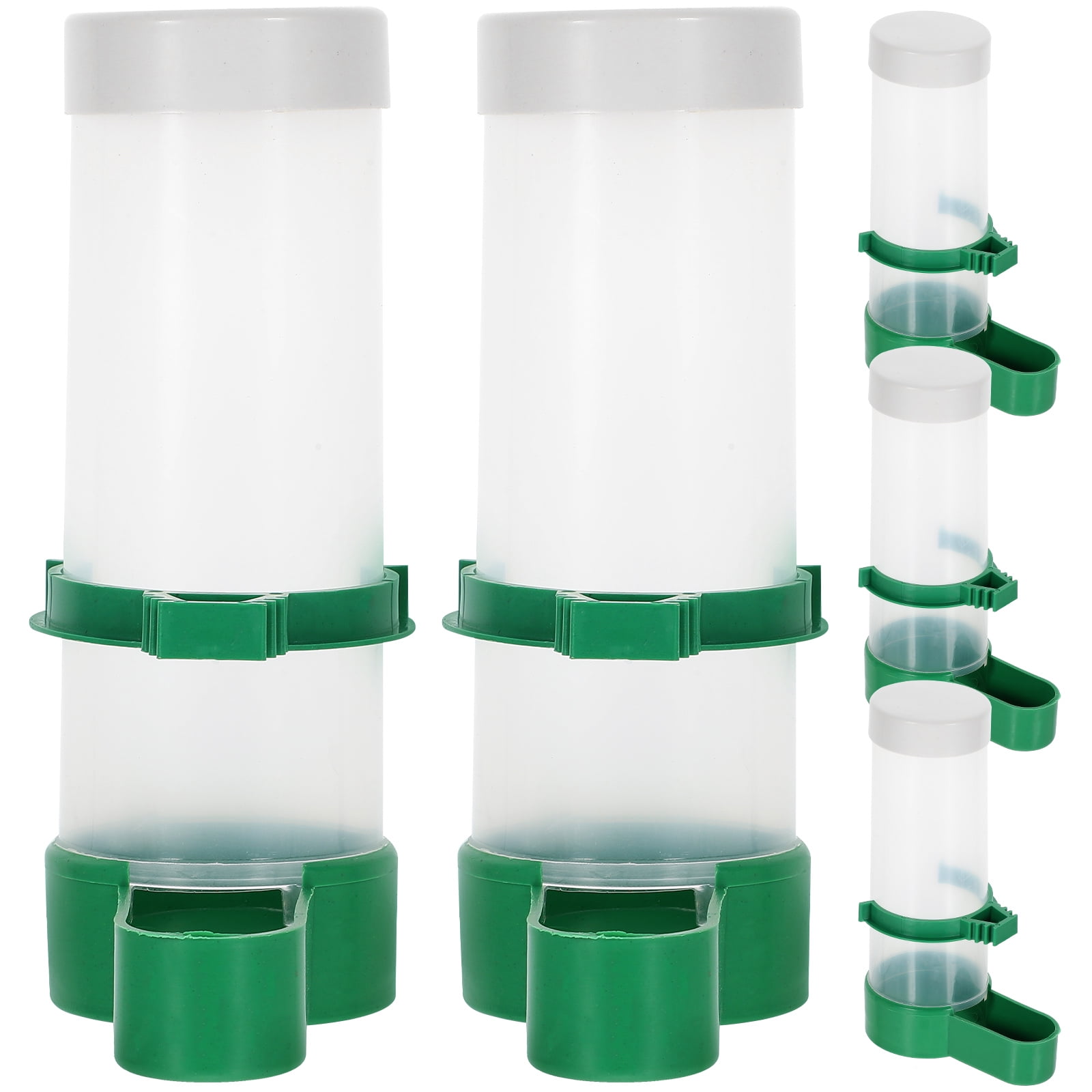 OUNONA 10 PCS Bird Feeding Automatic Feeding Discharger Anti-scattering ...