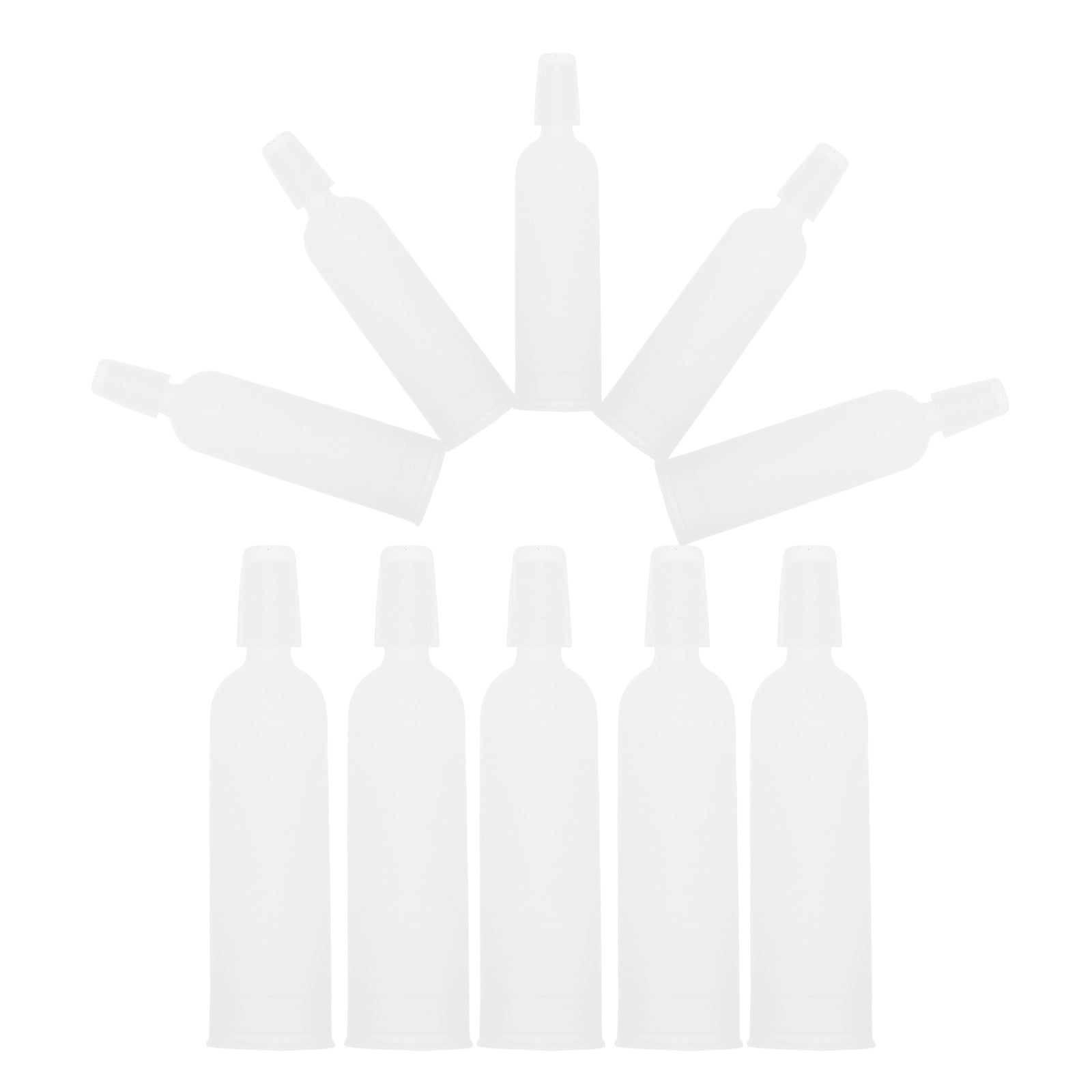 OUNONA 10 Pack Dual Compartment Water Powder Bottles with Precision ...