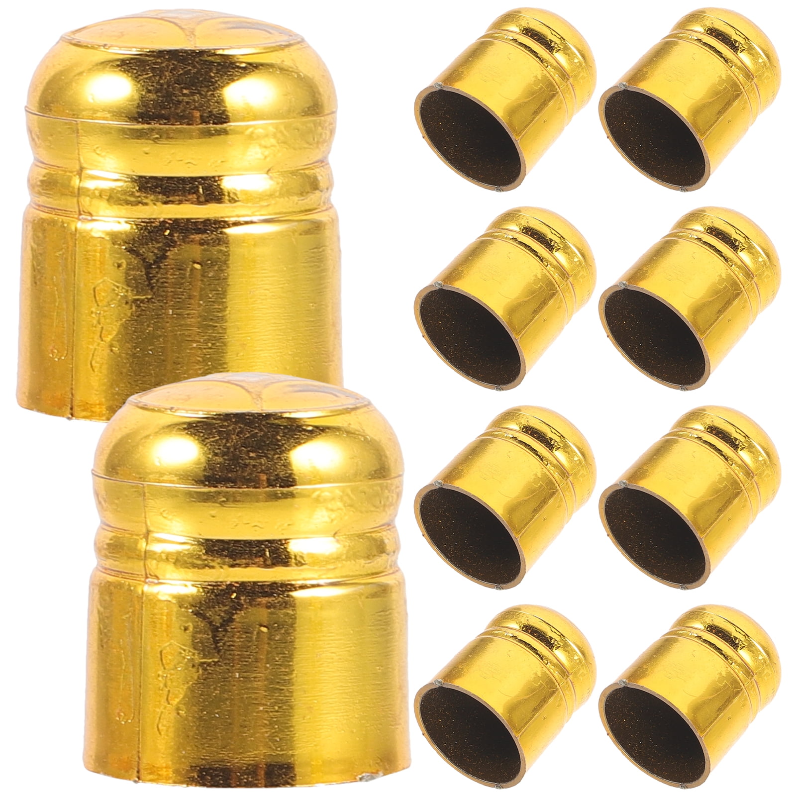 OUNONA Golden Plastic Flag Pole Topper Finials Decorative Ornaments for ...