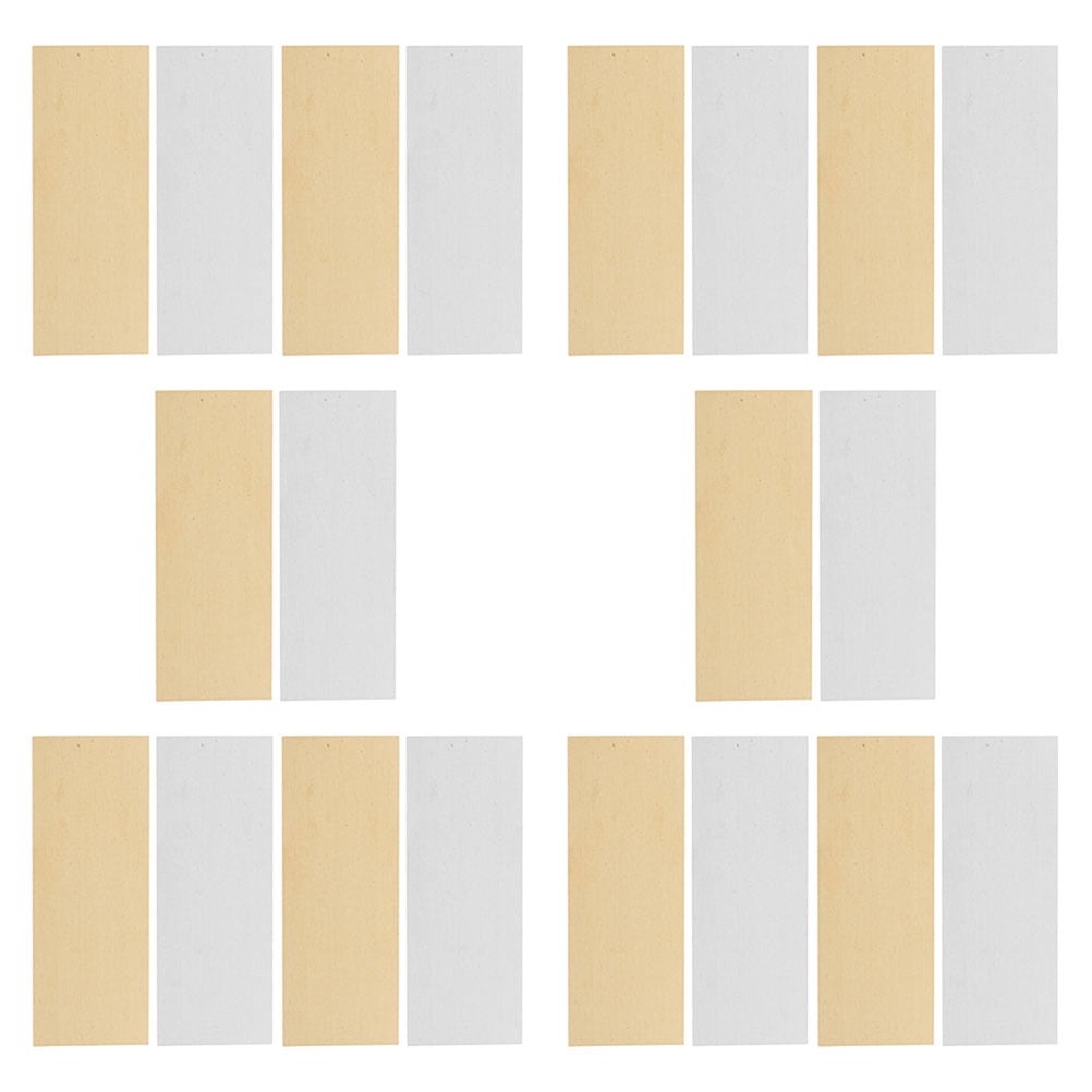 OUNONA 10 Pairs Of Zinc And Copper Anode Sheet Copper Sheets Zinc Sheet ...