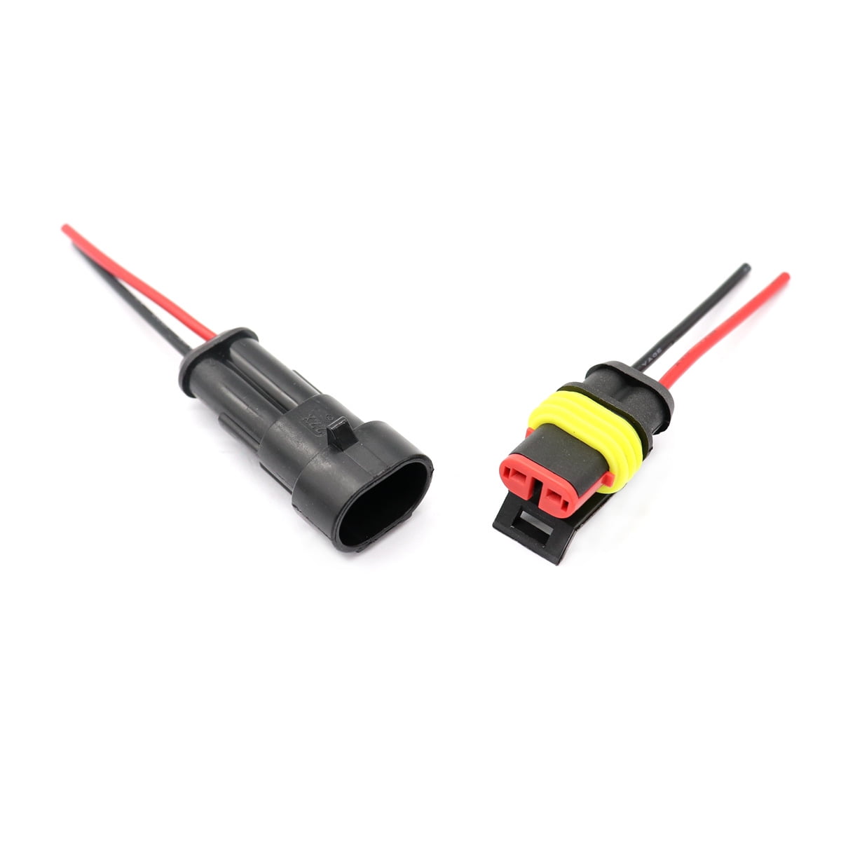 OUNONA 10 Pairs Waterproof Plug-in Motorcycle Wiring Connectors Plugs ...