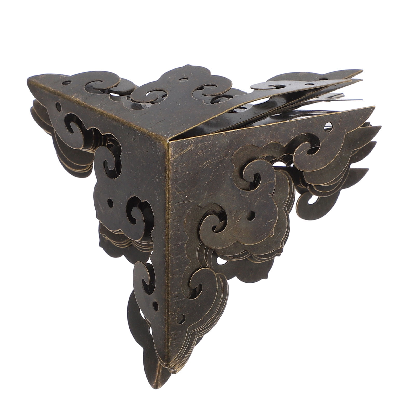 OUNONA 10 Pcs Chest Corner Guards Edge Protector Antique Wooden Gift ...