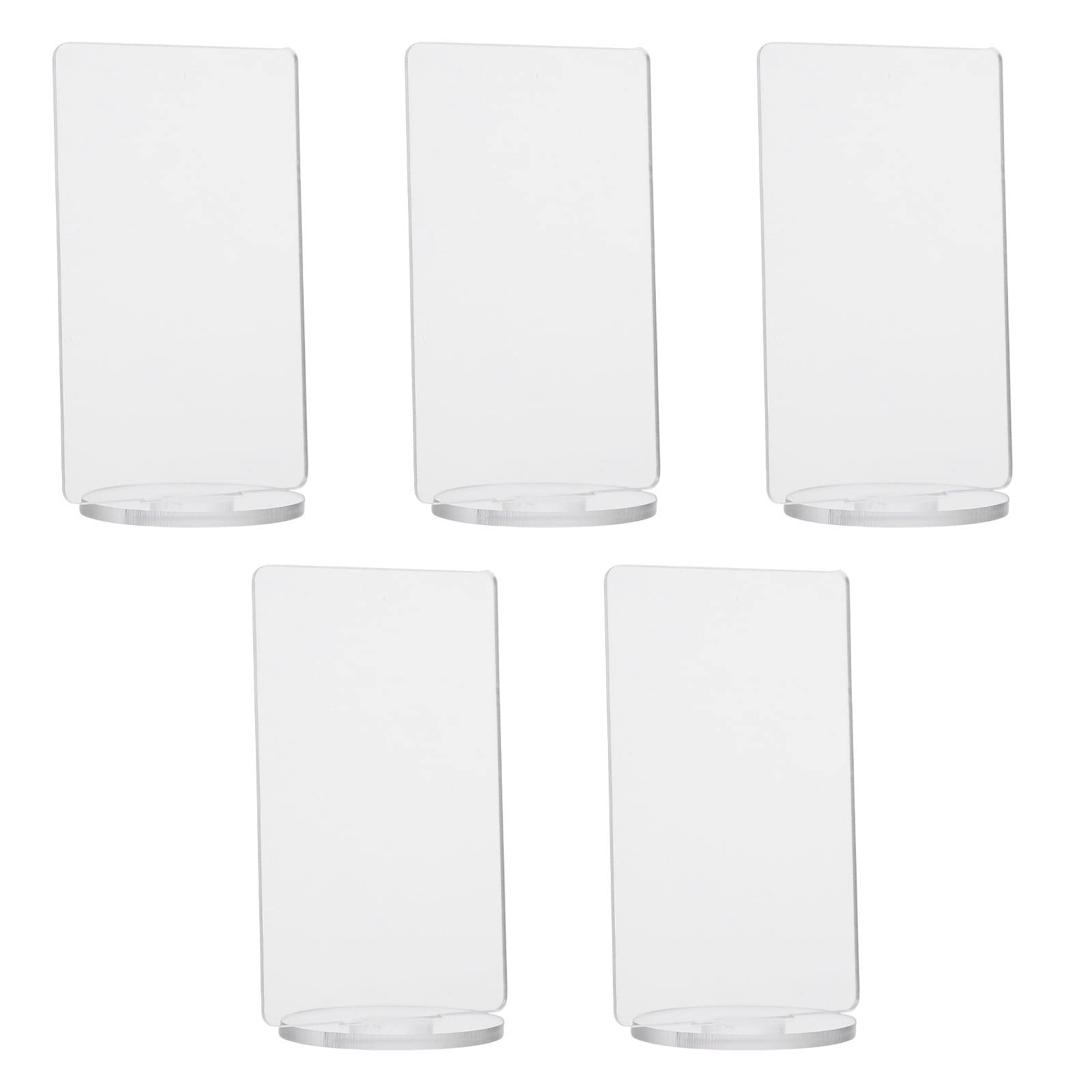 OUNONA 10 Pcs Clear Acrylic Sign Holder Restaurant Character DIY ...