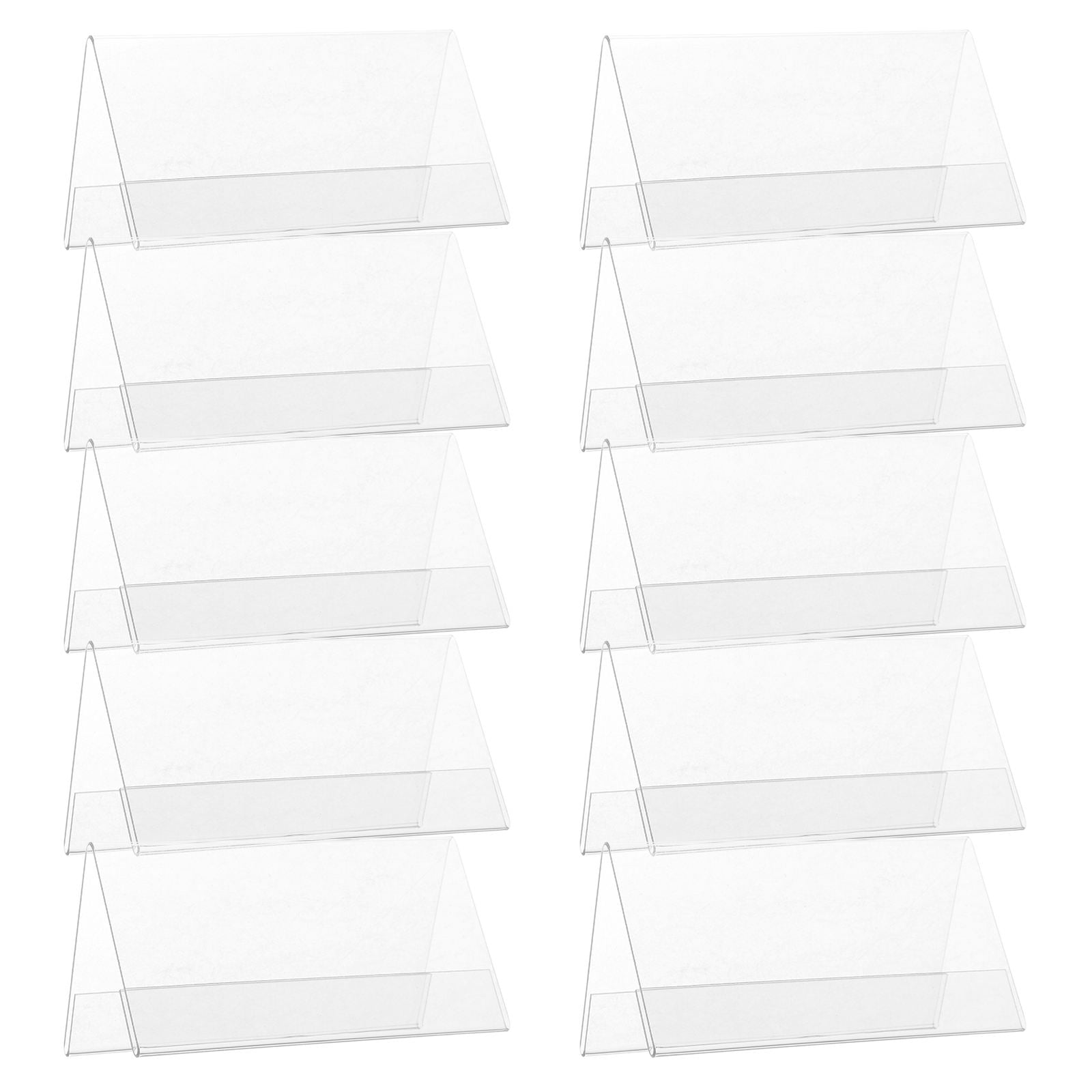 OUNONA 10 Pcs Desk Name Plates Sticker Mini Picture Frames Office ...