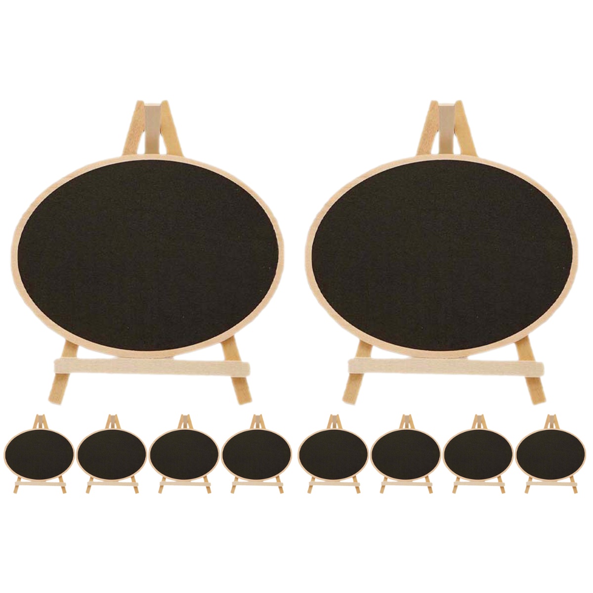 OUNONA 10 Pcs Desktop Message Board Small Chalkboard Sign Vertical ...