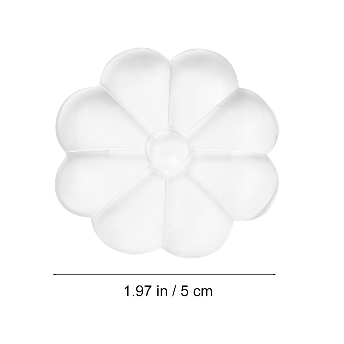 OUNONA 10 Pcs Door Knobs Paint Palette Tray Shock Absorbers Doorknob ...