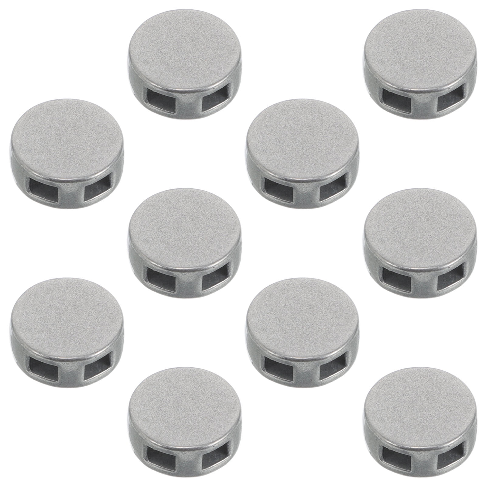 OUNONA 10 Pcs Elastic Cord Stopper Metal Cord Locks Mask Adjuster ...