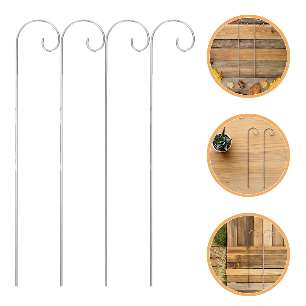 FOLOYORI Hooks For Hanging Plants Outdoor Iron 10Pcs 11.79X1.34X0.12In ...