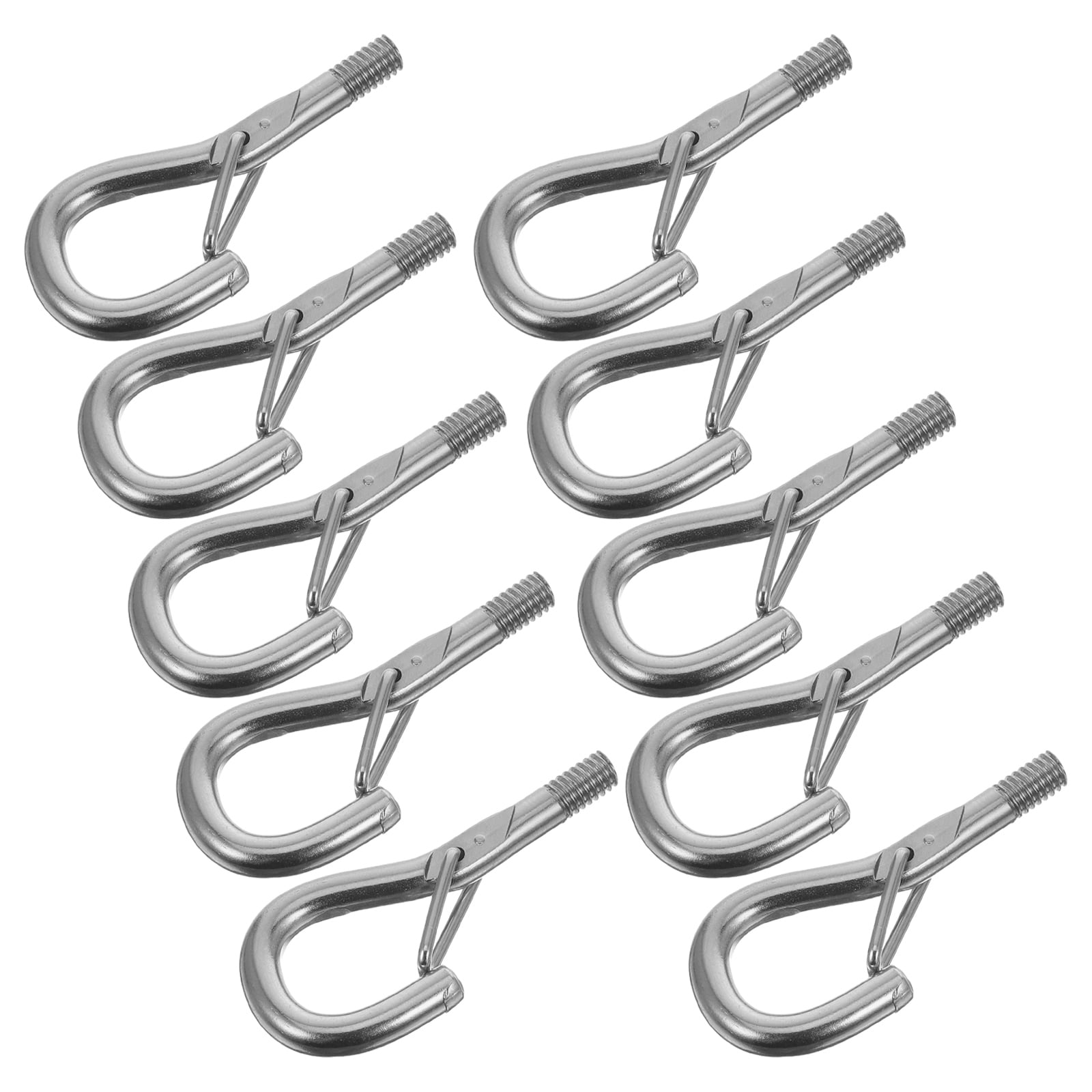 OUNONA 10 Pcs Hooks for Hanging Christmas Light Tail Wire Rope Griddle ...