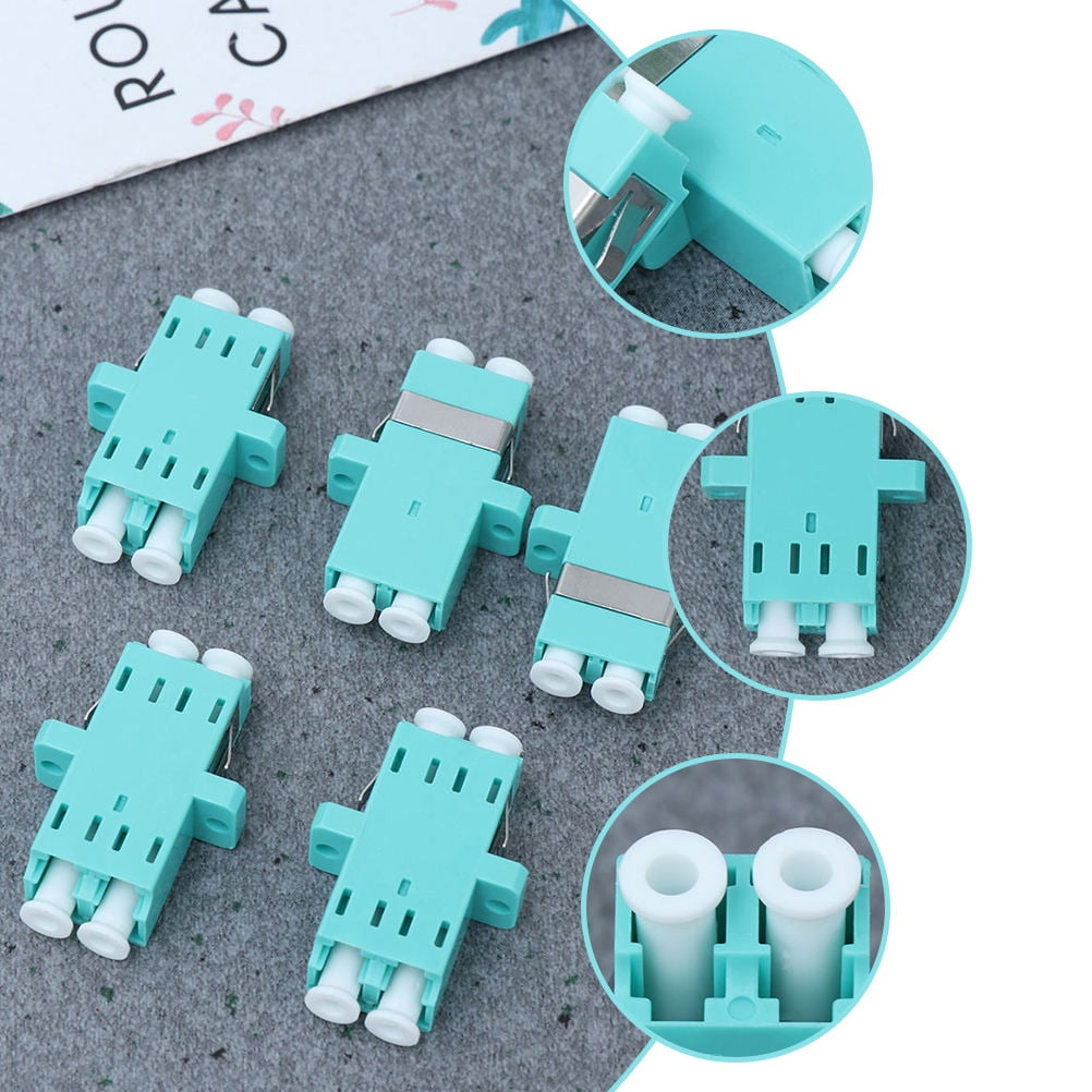 OUNONA 10 Pcs Patch Cord Coupler Fiber Optic Cable Flange Adapter ...