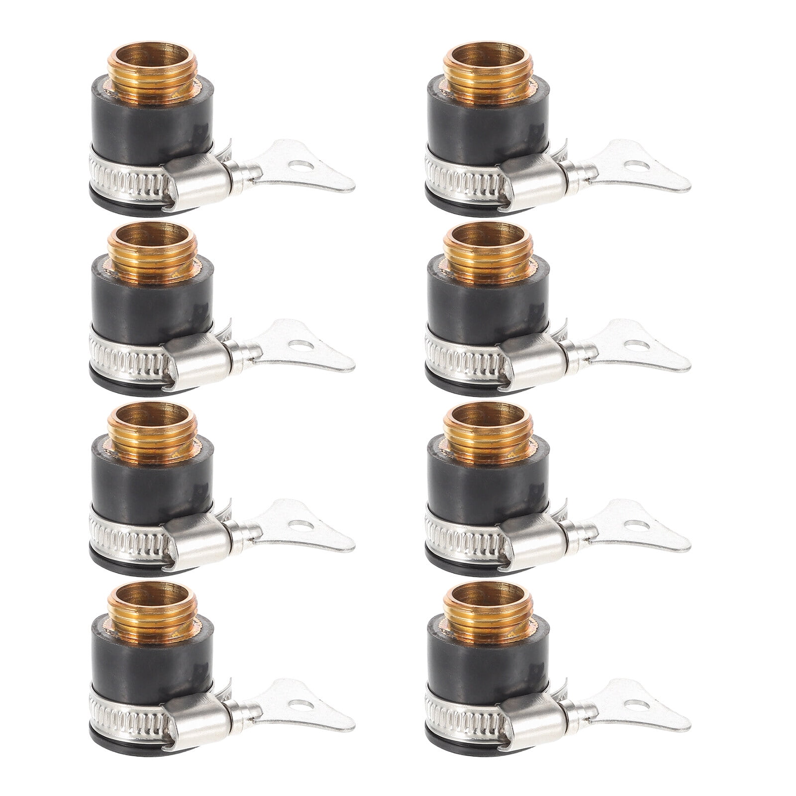 OUNONA 10 Pcs Pipe Connector Small Hose Devices Faucet for Sink Black ...