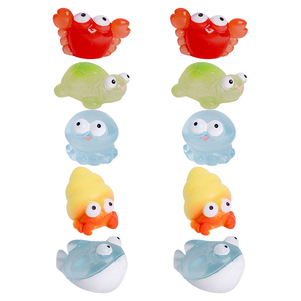 OUNONA 10 Pcs Resin Animal Figurines Marine Figure Tiny Sea Animals ...