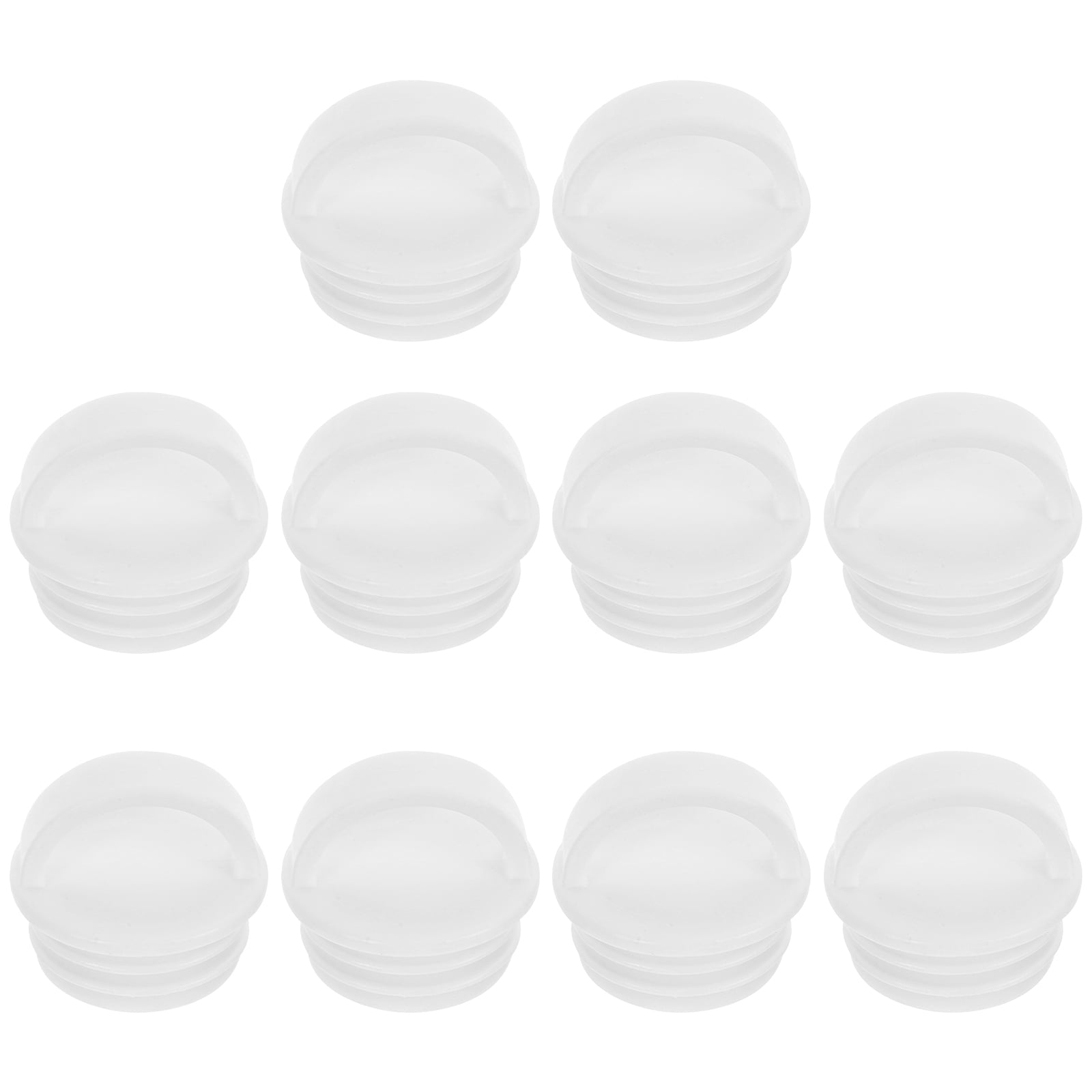 OUNONA 10 Pcs Silicone Plug Bucket Cleaning Stopper Drain Buckets White ...
