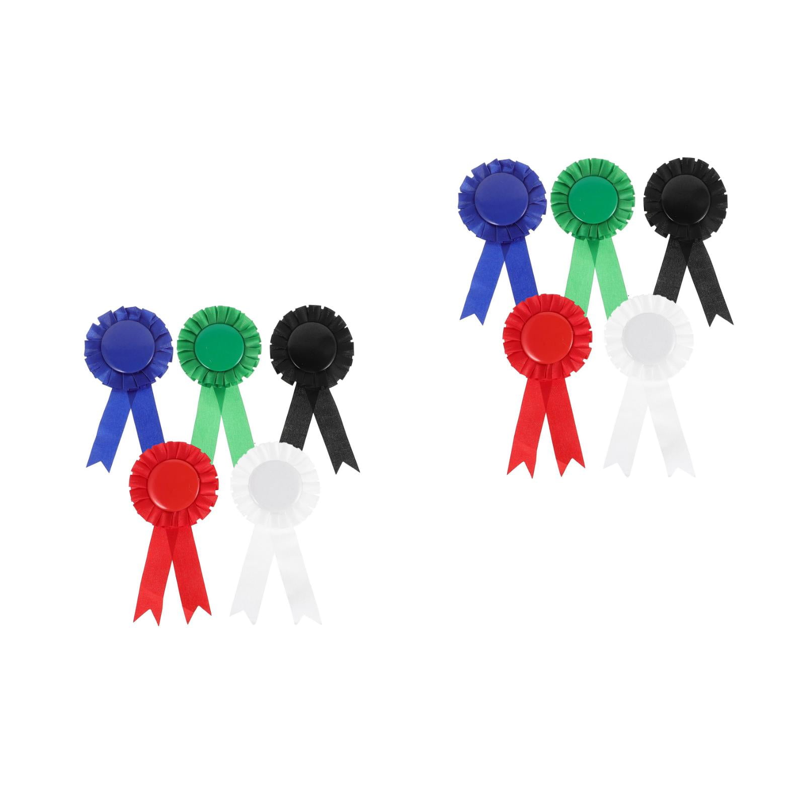 OUNONA 10 Pcs Tinplate Brooch Blank Achievement Awards Participation ...