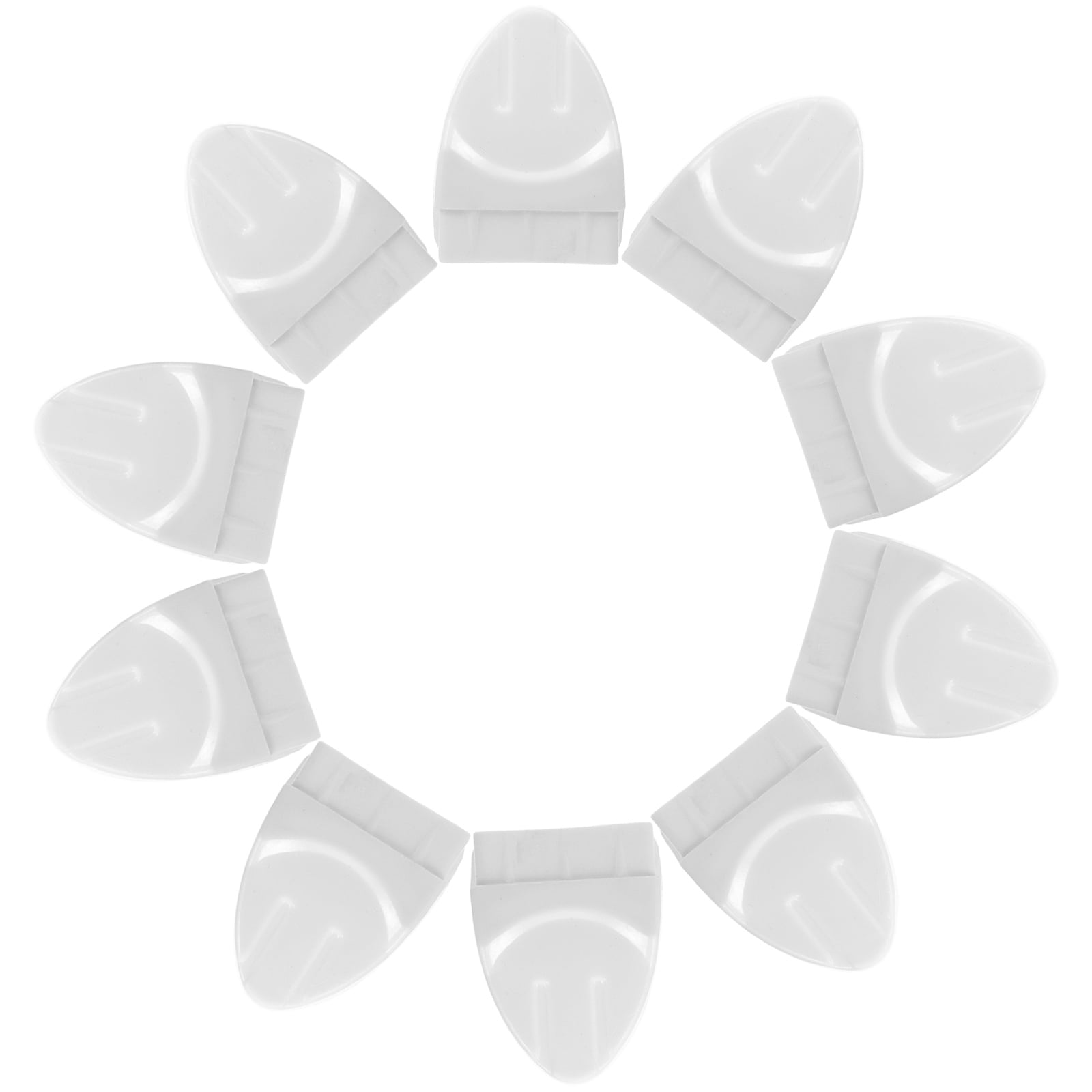 Durable Plastic Post Caps for Railing Fence Decorative White Fence Post ...