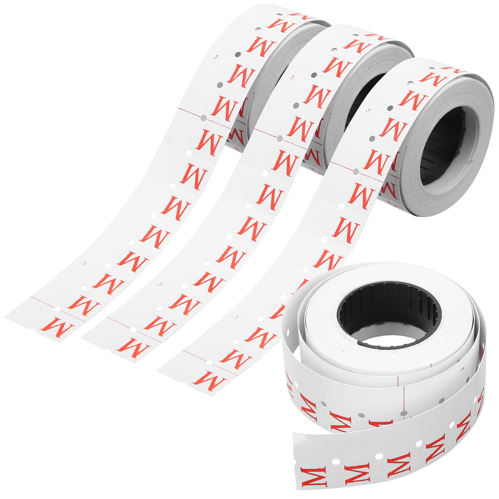 OUNONA 10 Rolls Tags for Clothes Price Paper Size Identification Labels ...