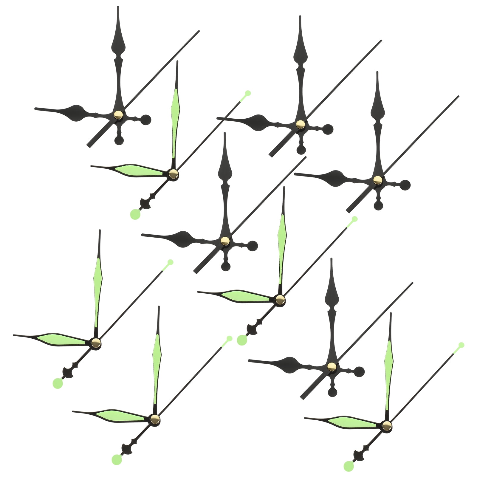 OUNONA 10 Sets Clock Hands Only DIY Wall Replacement Small Mechanism ...