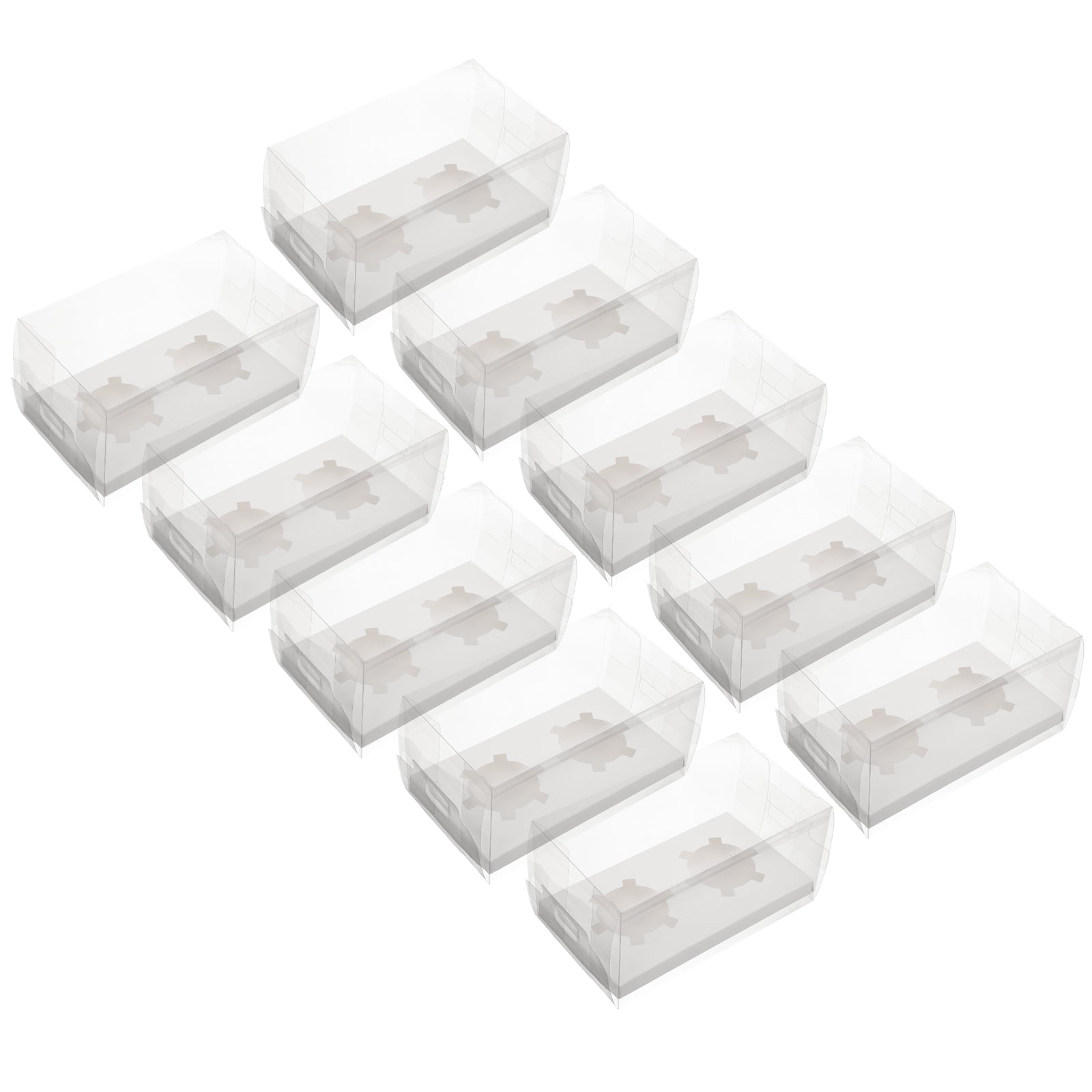 OUNONA 10 Sets Cup Dessert Box Cake Wrapping Cases Packing Boxes ...